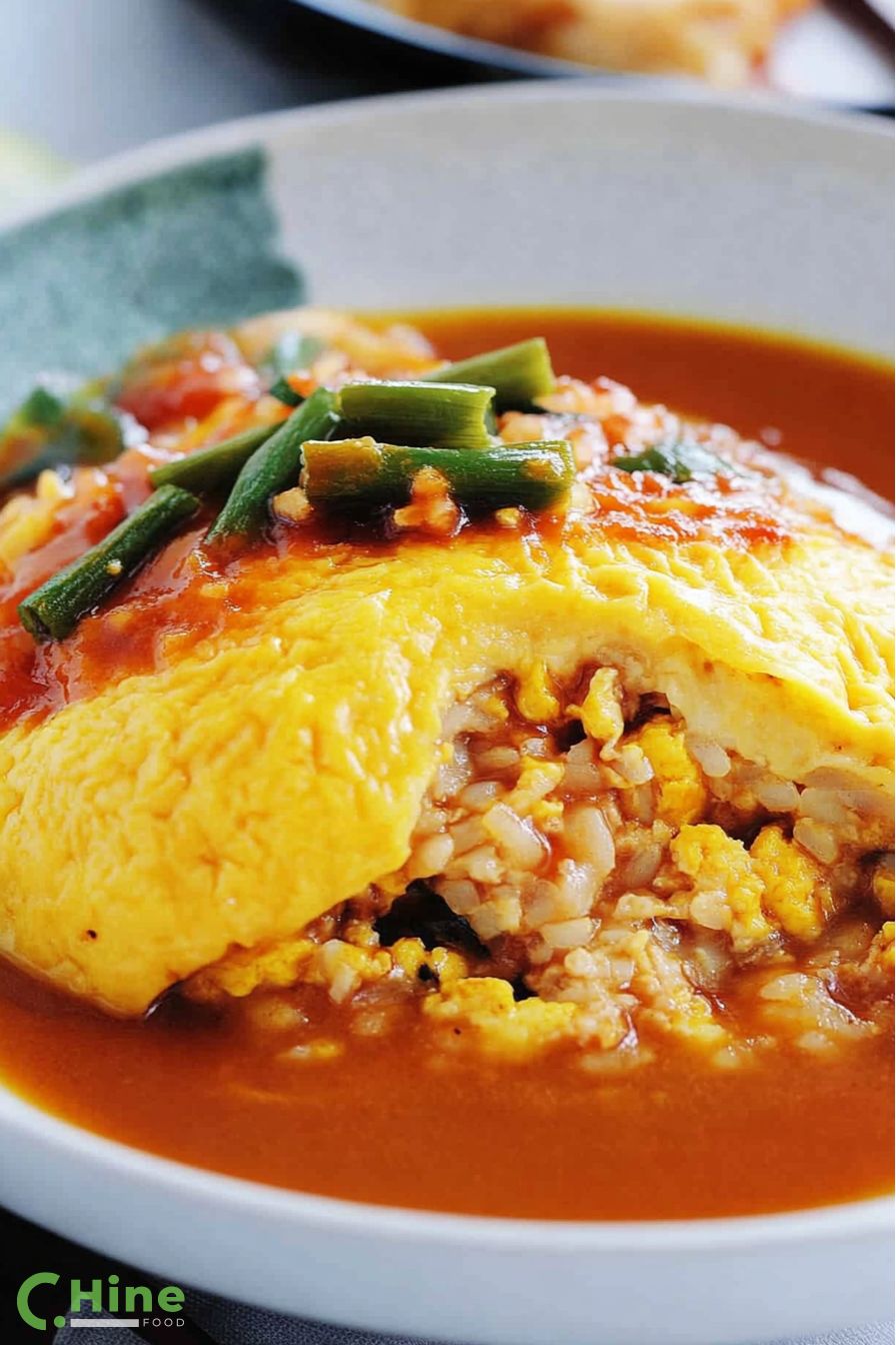 Delicious Japanese Omurice Recipe - QUICK AND EASY ASIAN RECIPES