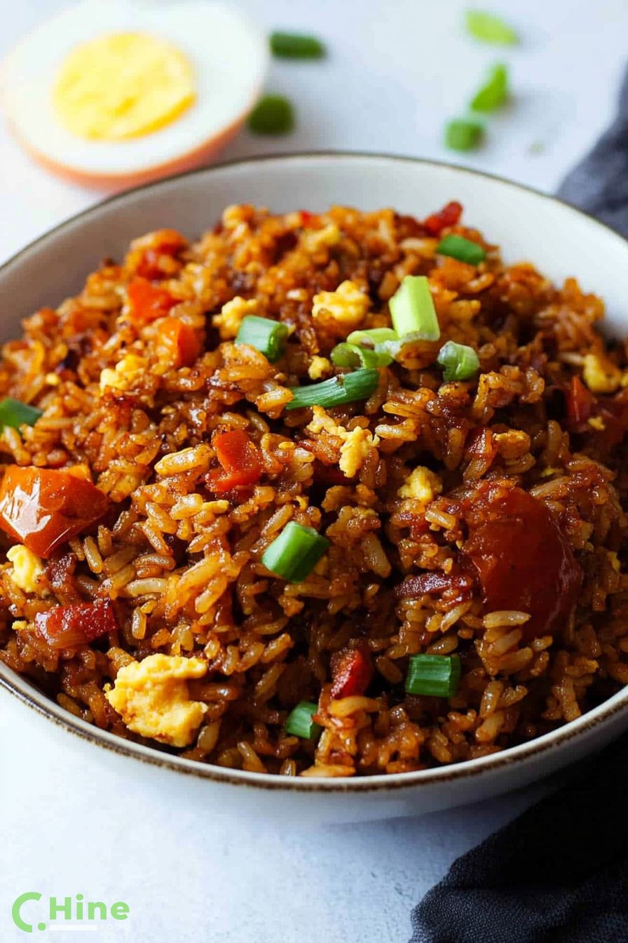 Delicious Tomato Egg Fried Rice Recipe - QUICK AND EASY ASIAN RECIPES
